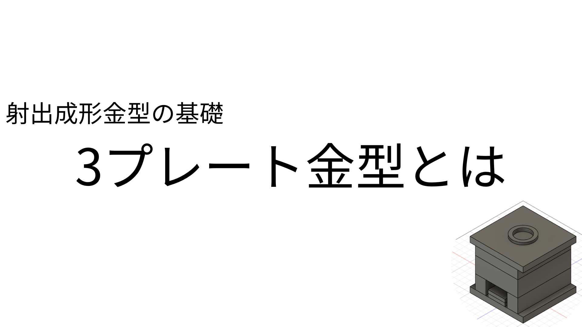 キャビティおよびコア | 射出成形金型の基礎